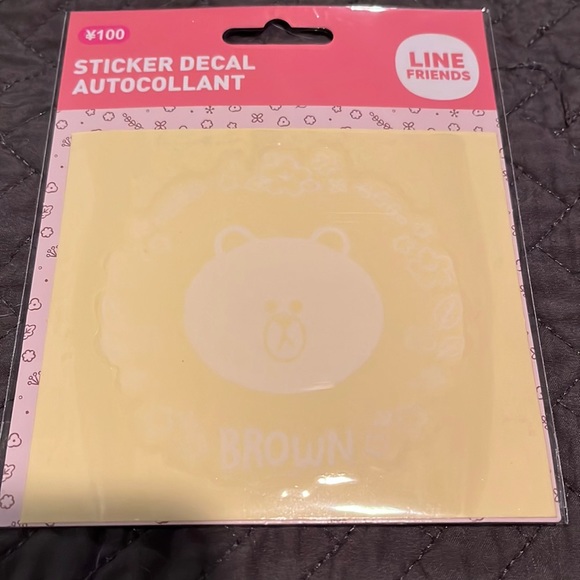 Line friends | Office | Line Friends Sticker Decal Autocollant | Poshmark
